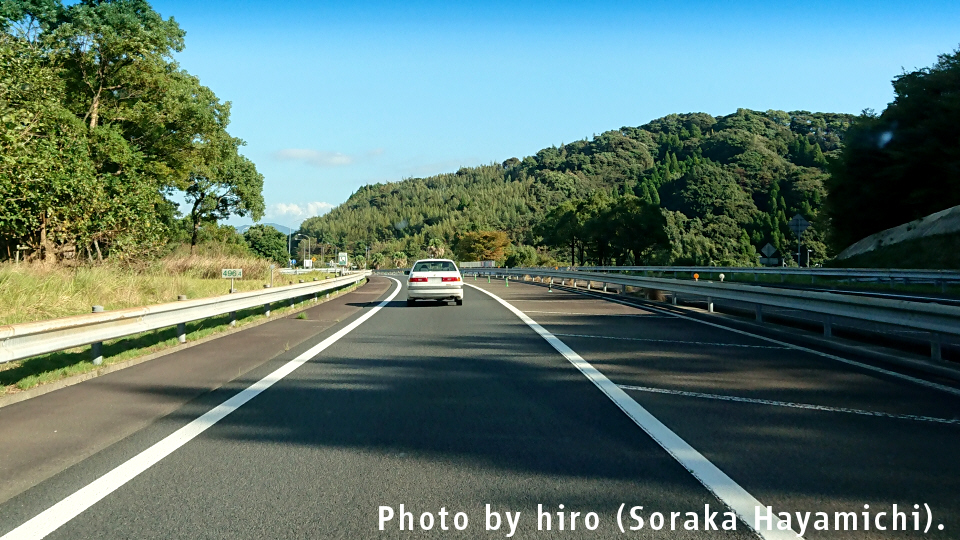 E78東九道 上り行き（加治木JCT～国分IC）